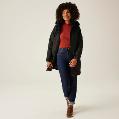 Sabinka II Ladies Waterproof Jacket Black | Kilkenny Design