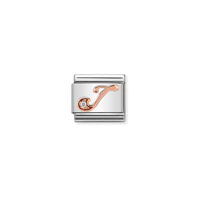 Rose Gold Letter J - Composable Charm | Kilkenny Design