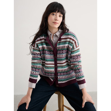 Copperhouse Cardigan – Float Sardine Multi | Kilkenny Design