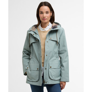 Maple Waterproof Jacket - Blue Sage/Gardenia | Kilkenny Design
