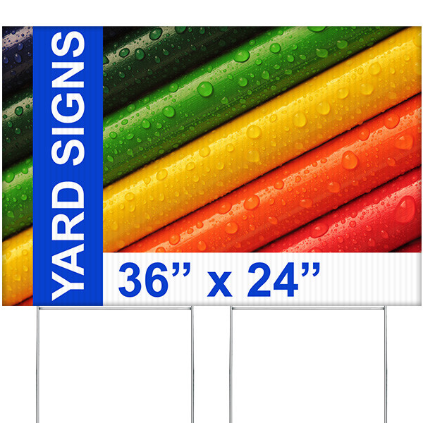 Custom Yard Signs | Full-Color, Durable, Bulk Pricing