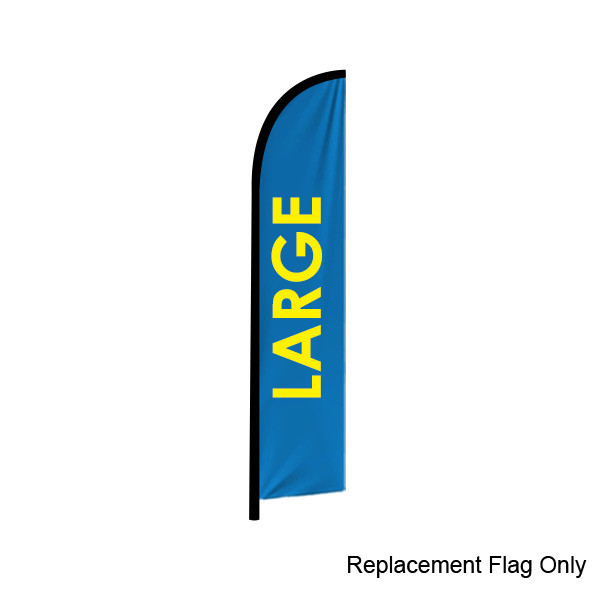 Large Feather Replacement Flag Only