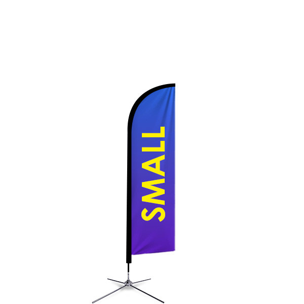 Small Tradeshow Feather Flag