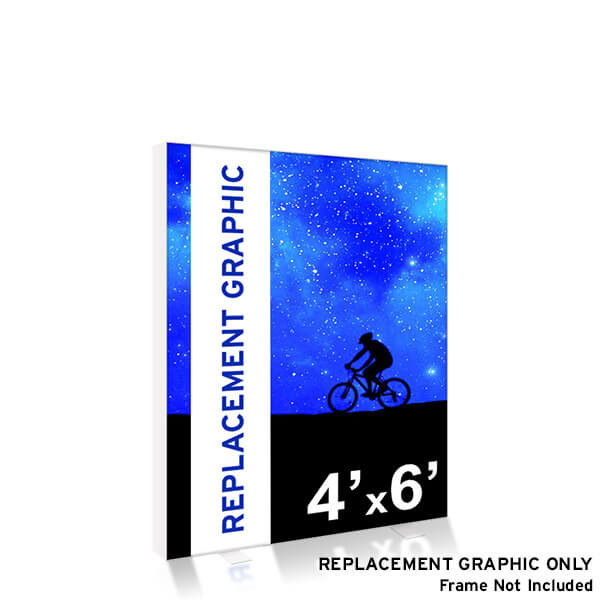 4ftx6ft Lite SEG Fabric Lightbox Replacement Graphic