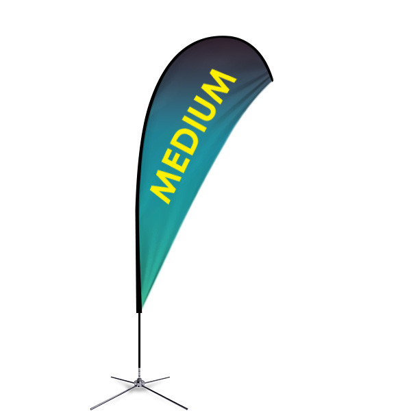 Medium Tradeshow Tear Drop Flag