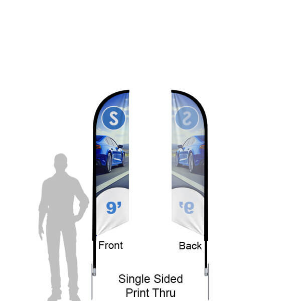 9ft Small Feather Flag