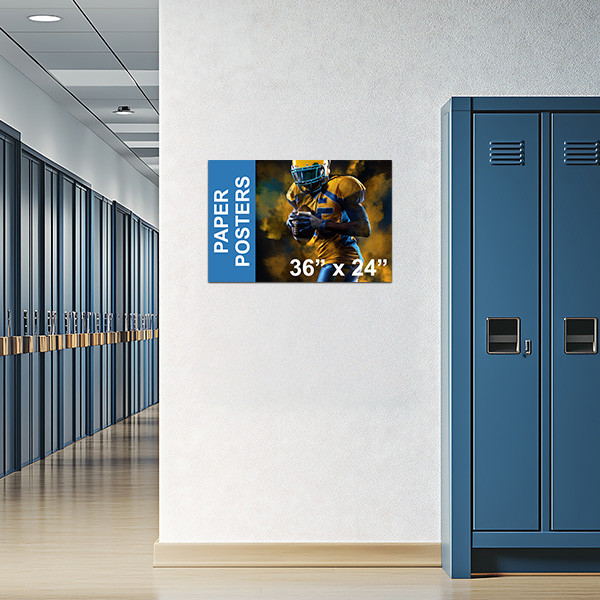 36" x 24" Custom Printed Paper Posters