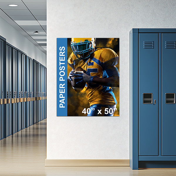 40" x 50" Custom Printed Paper Posters