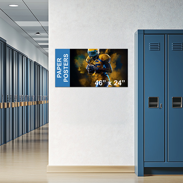 46" x 24" Custom Printed Paper Posters