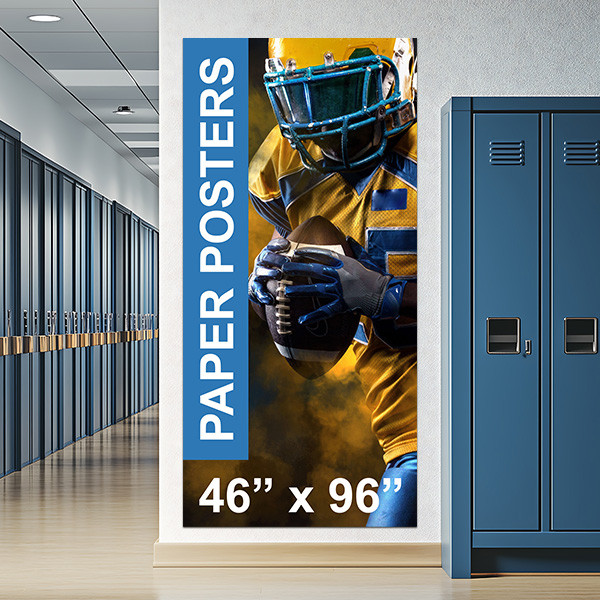 46" x 96" Custom Printed Paper Posters