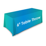 Custom Fabric Table Throw 6' Dye Sublimation Printing