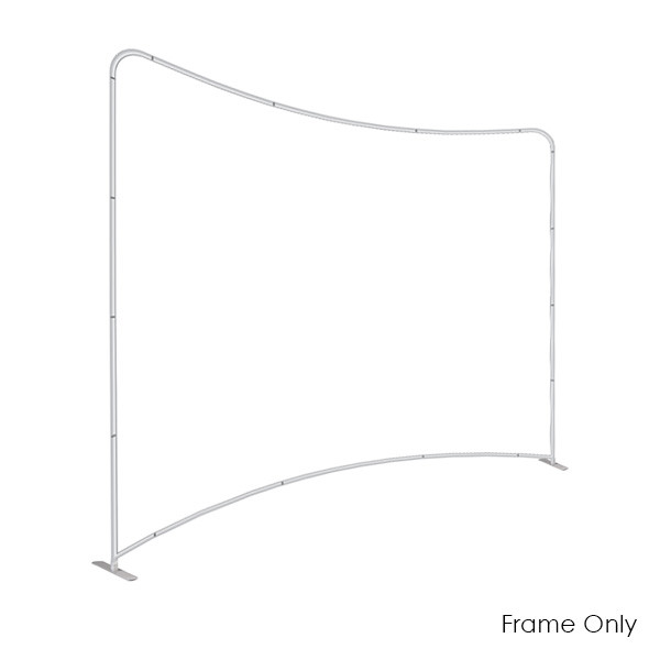 10' x 8' Curved Zip Stand with Feet Frame Only