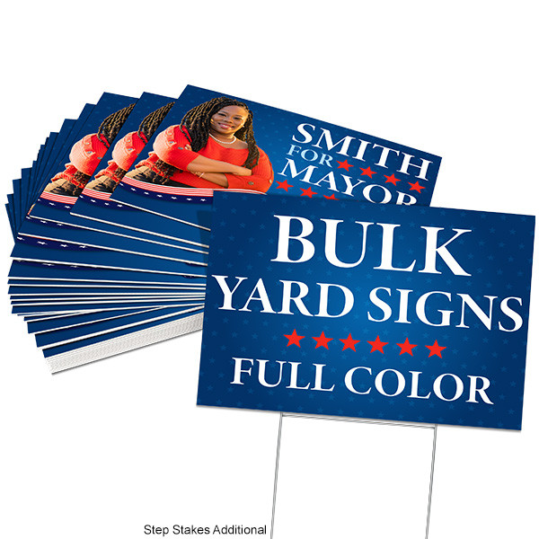 Custom Yard Signs | Full-Color, Durable, Bulk Pricing