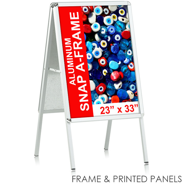 A Frame and Sidewalk Signs