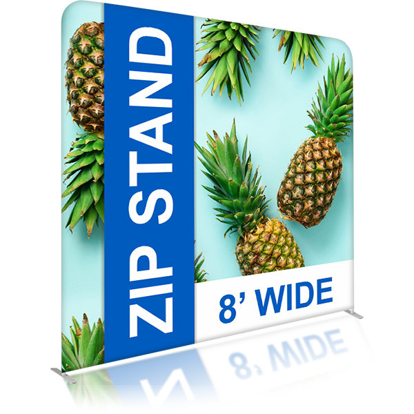 Stretch Fabric Tube Frame Displays Zip Stands