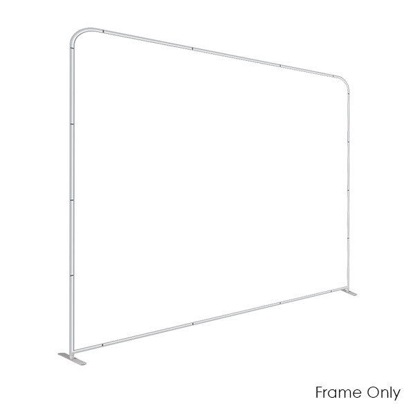 10' Wide Straight Zip Frame Only | Stretch Tube Frame