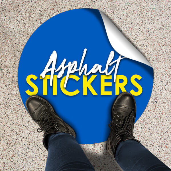 Custom Floor Stickers: Hard Surface, Carpet, Asphalt & More