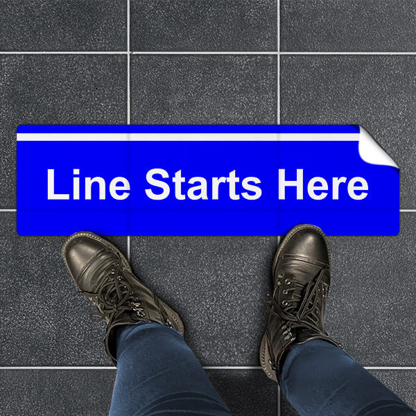 Custom Floor Stickers: Hard Surface, Carpet, Asphalt & More