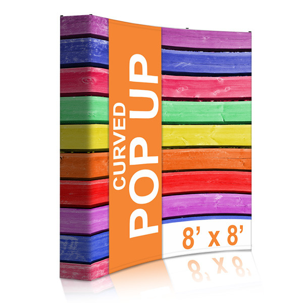 Curved Backdrop Displays