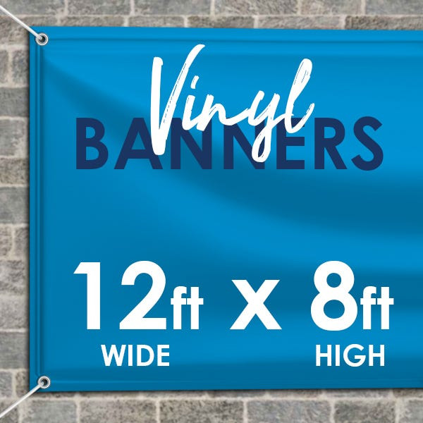 12'x8' Banner Custom Printed on Vinyl