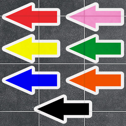 Directional Floor Arrow Stickers for hard surface floors