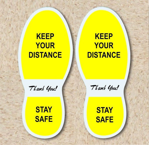 Shoe Print Floor Sticker for carpet