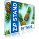 10' x 8' Stretch Fabric Zip Stand Display