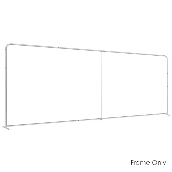20' Wide Straight Zip Frame Only without the graphic skin
