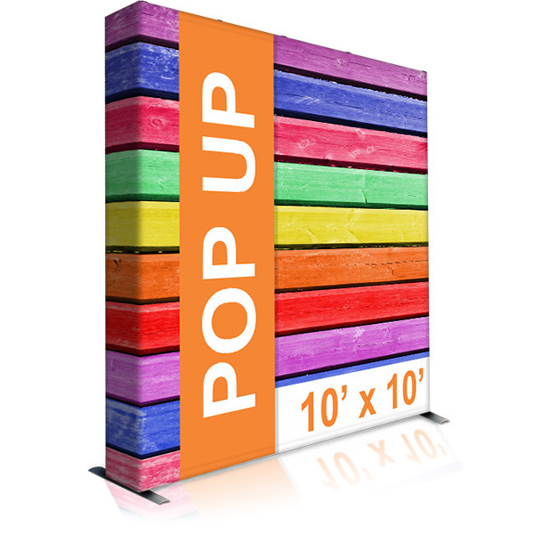 Pop Up Displays and Portable Custom Backdrop Walls.