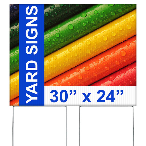 Custom Yard Signs | Full-Color, Durable, Bulk Pricing