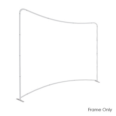10' x 8' Curved Zip Stand with Feet Frame Only