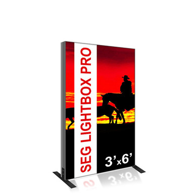 3ftx6ft Pro Display SEG Fabric LED Lightbox with Printed Graphics