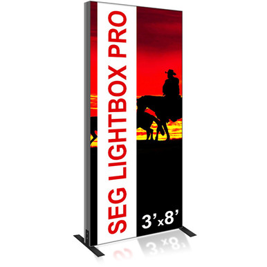 3ftx8ft Pro SEG Fabric LED Lightbox with Printed Graphics
