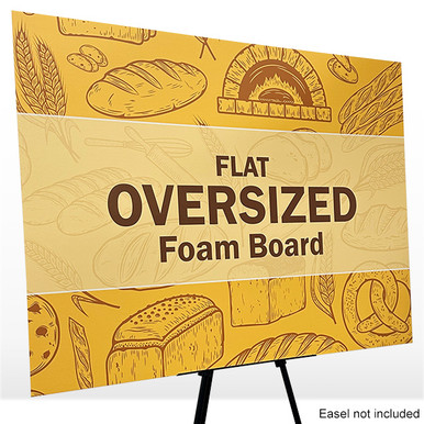 Oversized Custom Foam Board Signs - Flat