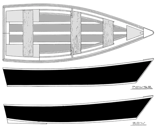 Power-Row Skiff 15.5'