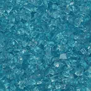 HPC Fire Pit Glass - Azuria 1/4" - 10 lbs | GrillMen.com