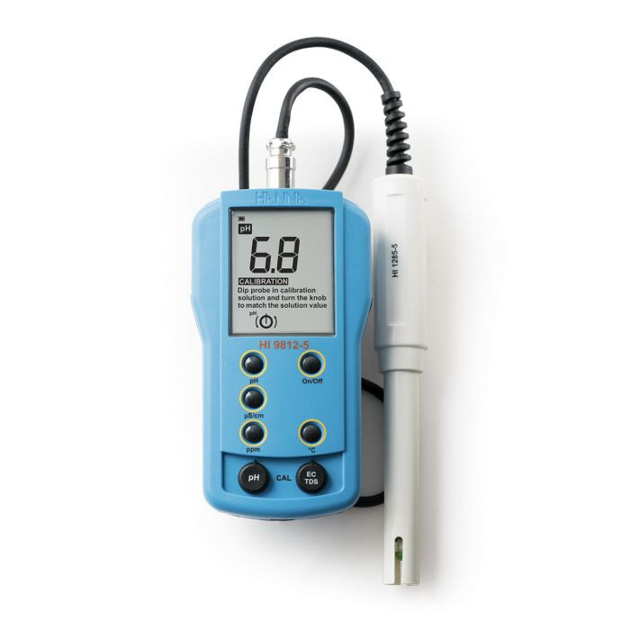 HI9812-51 | Hanna Instruments Portable pH/EC/TDS/Temperature Meter