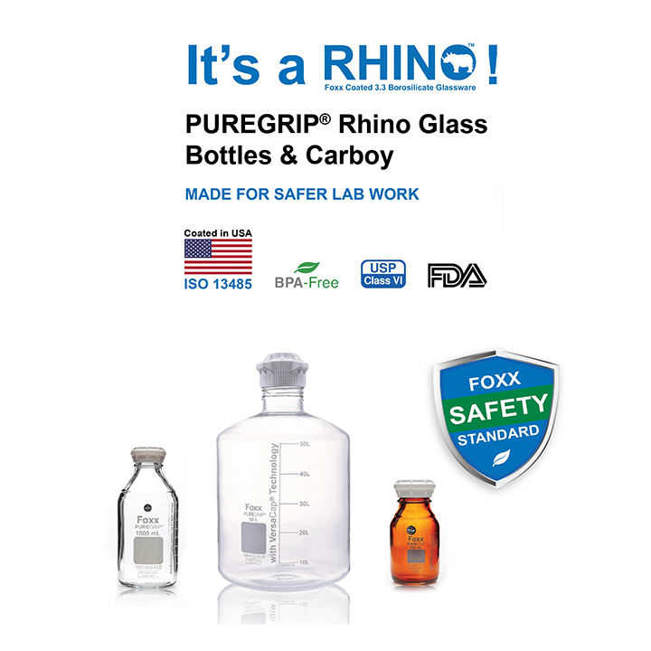 PUREGRIP® Rhino Bottles & Carboys - Upgrade Your Lab Safety & Save 20% ...