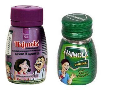 Dabur Hajmola Tablets Combo 2 -spearmint & tamarind- 120 tablets each