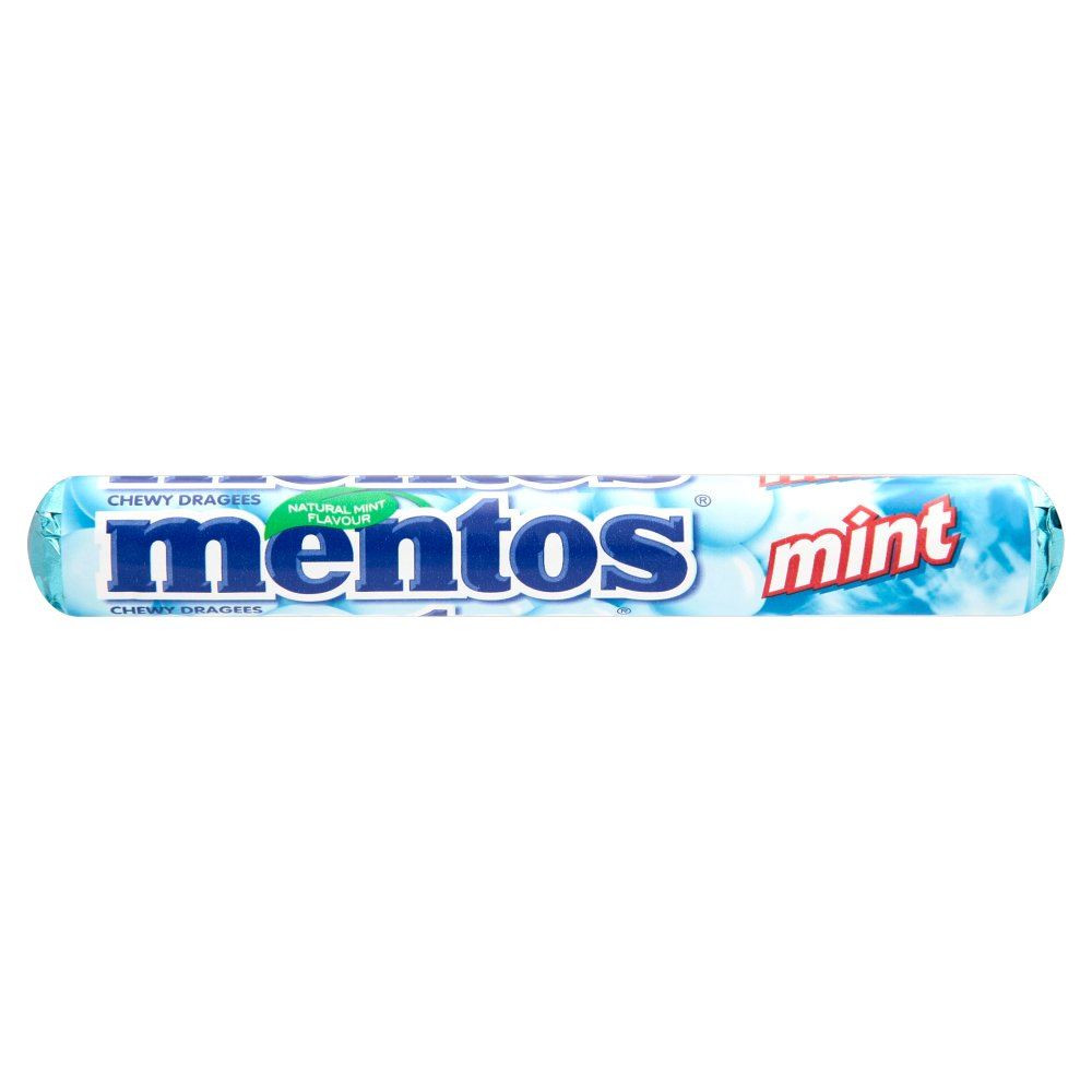 Mentos Mint Stick - 38g - Pack of 6 (38g x 6 Sticks)