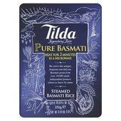 Tilda Steamed Pure Basmati Rice - 250g