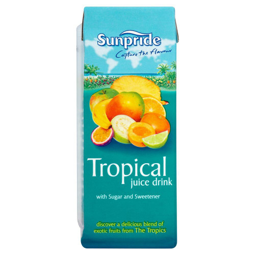 Sunpride Tropical Juice Drink - 250ml - Pack of 3 (250ml x 3 Boxes)