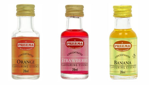 Preema Combo Pack - Preema Banana Essence 28ml - Preema Strawberry ...