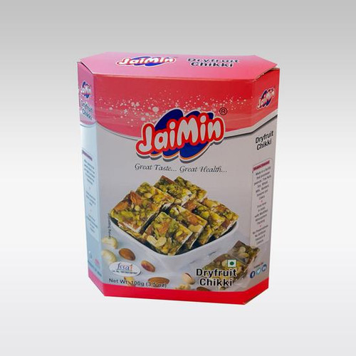 Jaimin Dry Fruit Chikki (cashew nut brittle with almond and pistachio ...