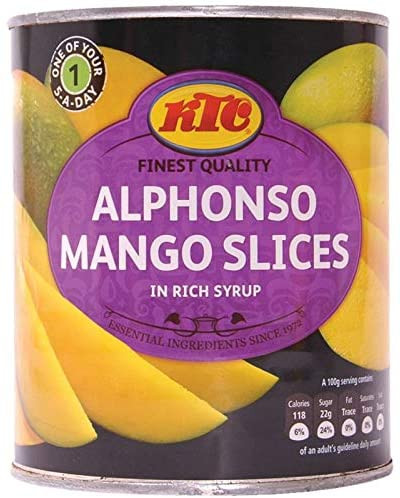 KTC Alphonso Mango Slices (in rich syrup) - 850g