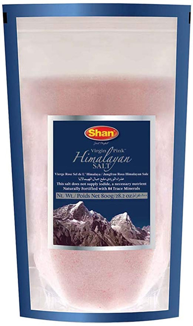 Shan Virgin Pink Himalayan Pink Salt - 800g