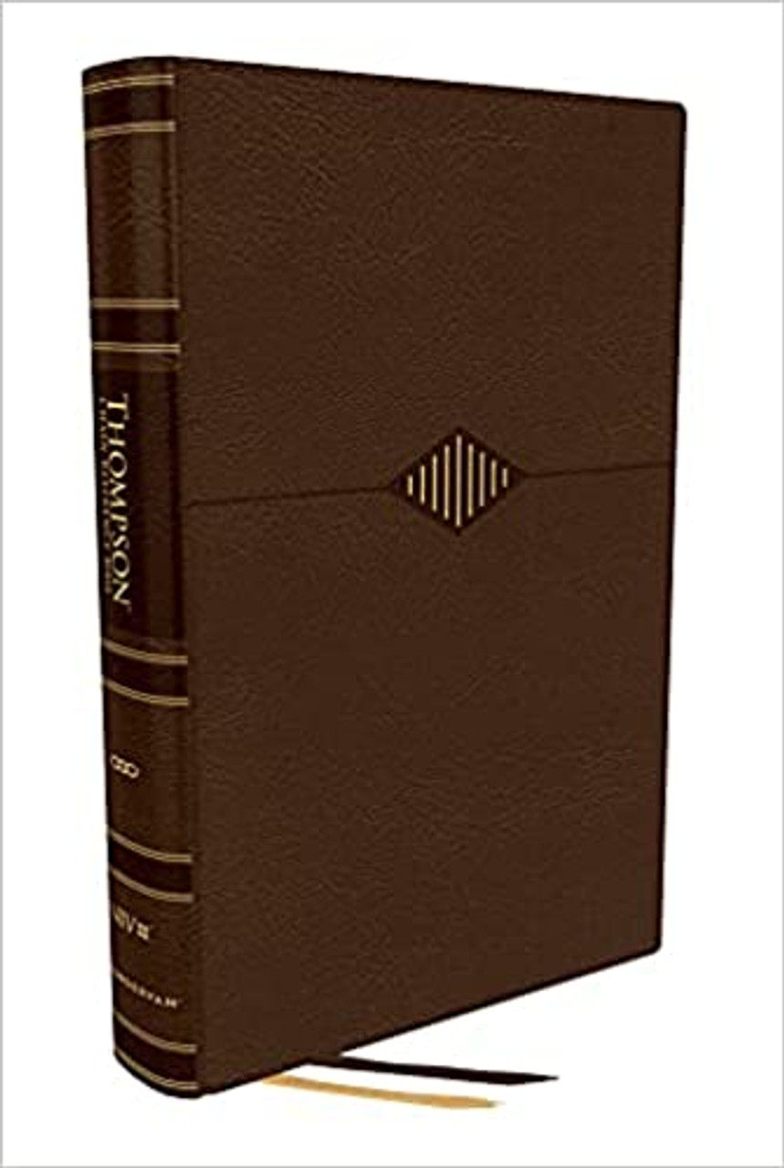NIV, Thompson Chain-Reference Bible, Leathersoft, Brown, Red Letter, Comfort Print