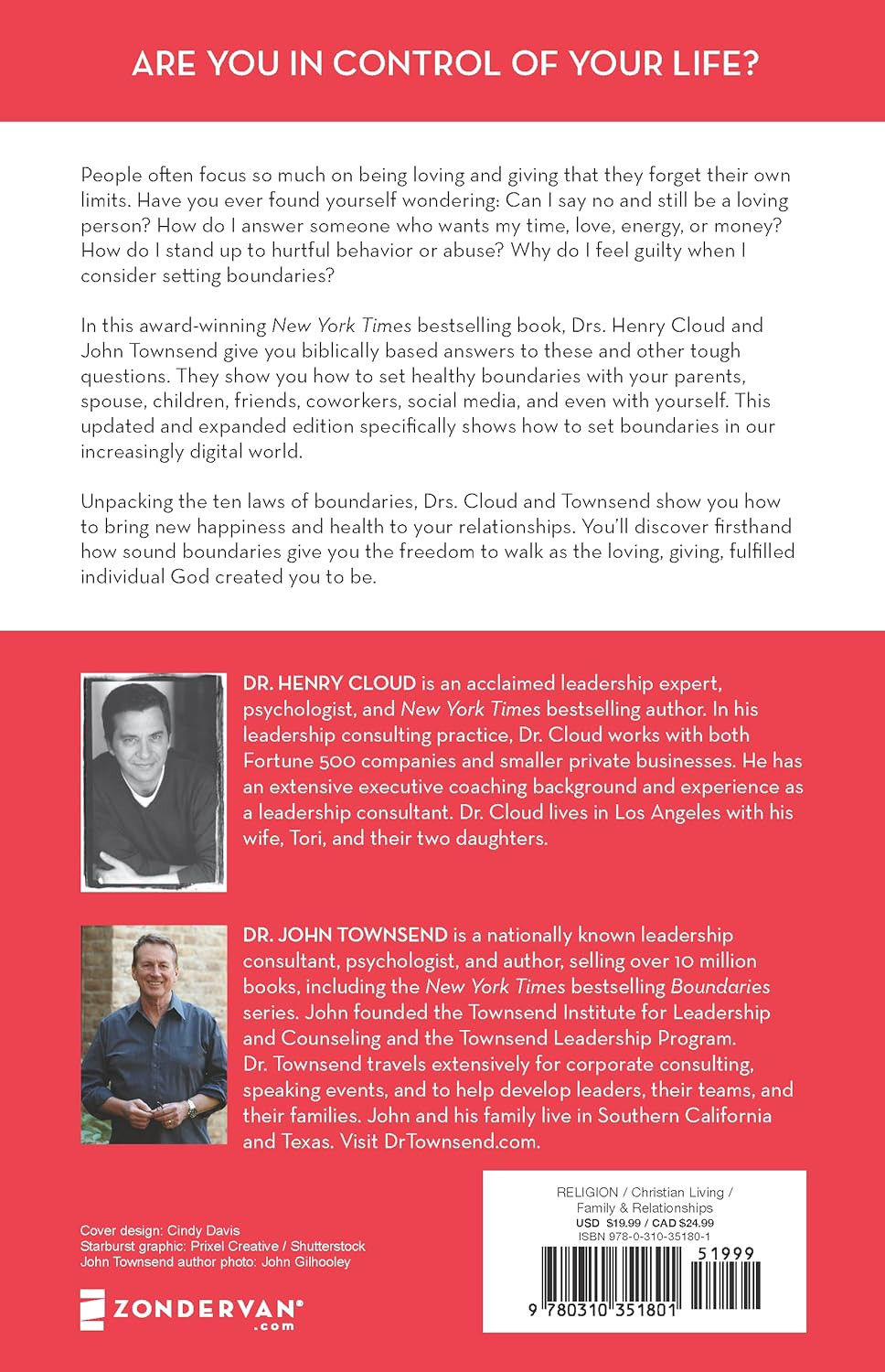 Boundaries by Drs. Henry Cloud & John Townsend