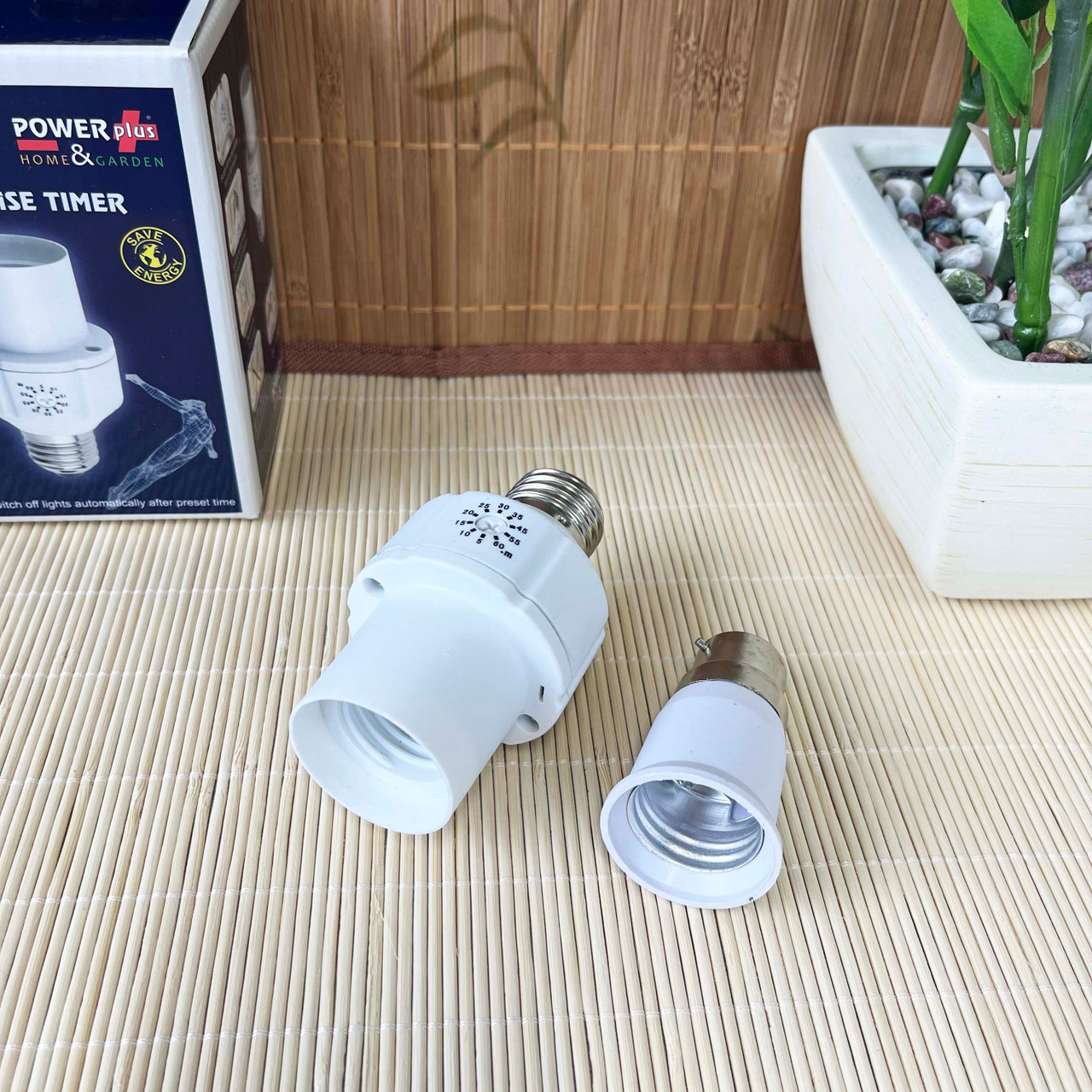 POWERplus Automatic Light Bulb Timer Switch - It Must Be Green