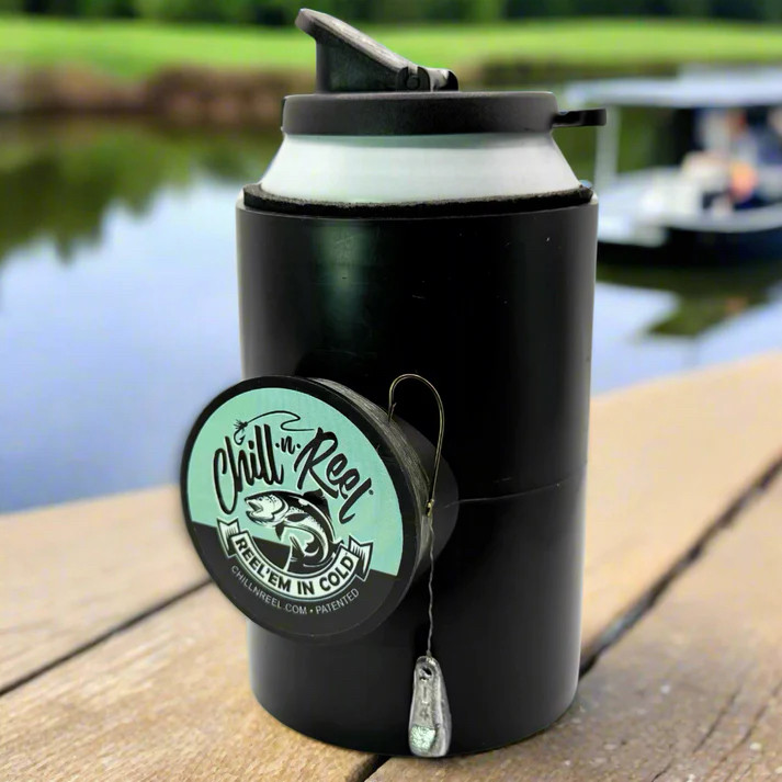 Chill-N-Reel - Original Fishing Beer Can Cooler - Small Planet Disc ...